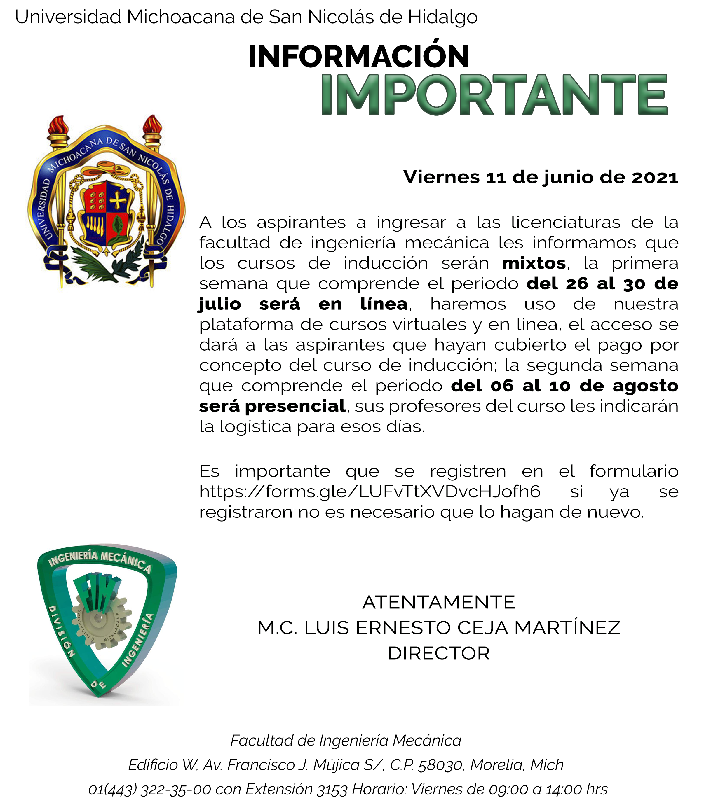 Facultad de Ingeniería Mecánica