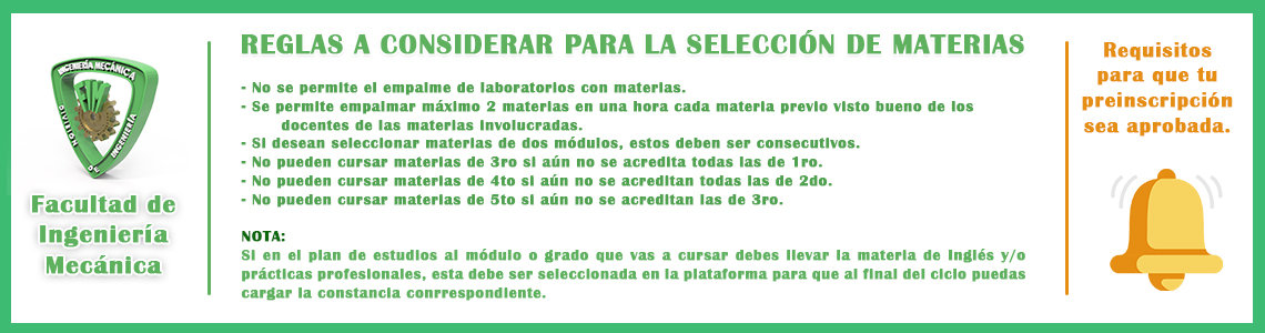 Facultad de Ingeniería Mecánica